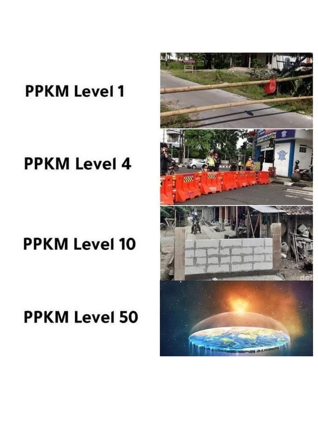 6 Meme PPKM Level 50 ala Netizen Indonesia Ini Bikin Geleng Kepala