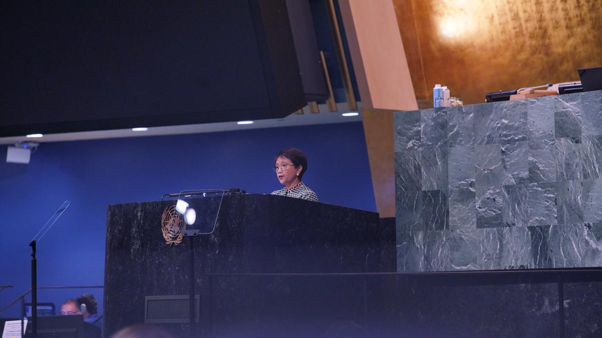 Menlu RI Retno Marsudi Suarakan Perdamaian Palestina di Sidang Umum PBB ...