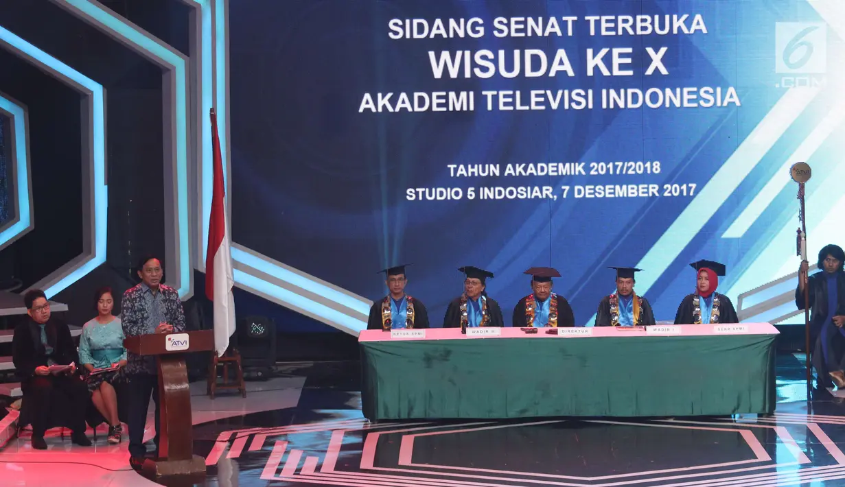 PHOTO: Wisuda ke-X Akademi Televisi Indonesia Luluskan 110 Mahasiswa - Foto Liputan6.com