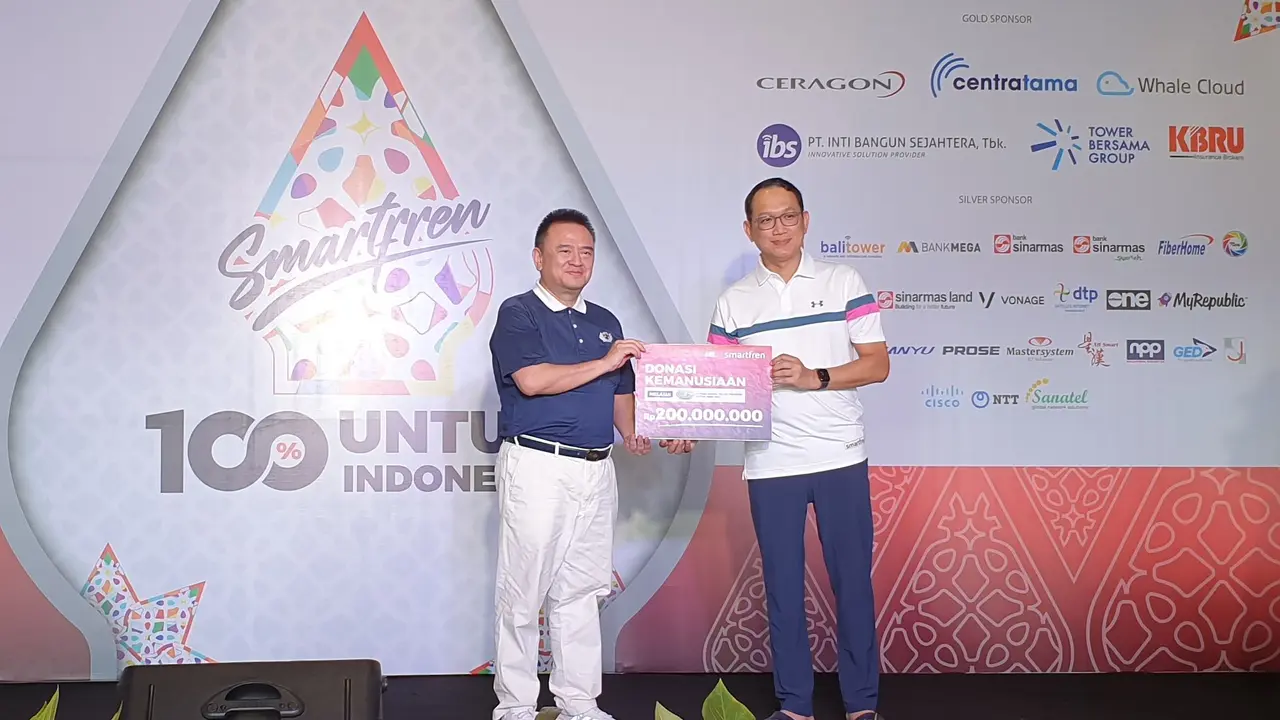 Smartfren 100% untuk Indonesia: Charity Golf Tournament Salurkan Donasi ke Yayasan Buddha Tzu ...