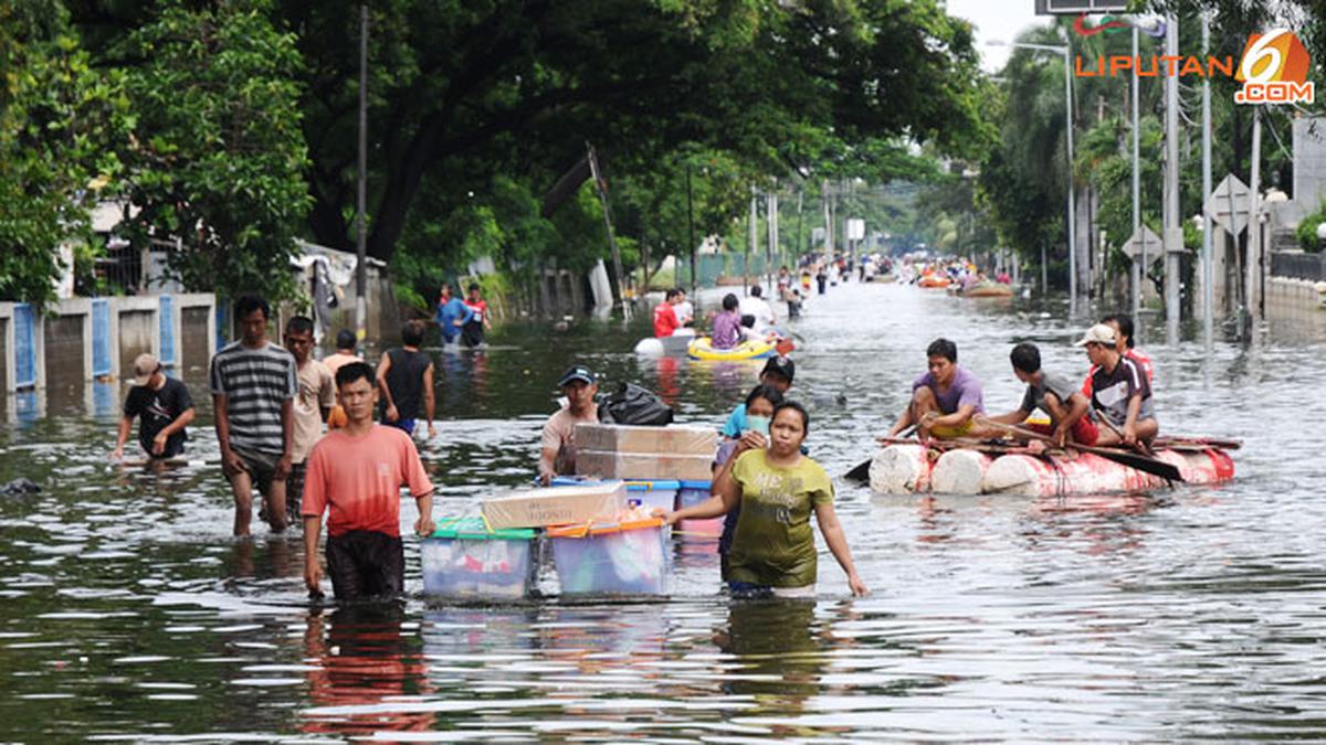 Banjir Rob di Pluit Dalam Masih 40 Cm - News Liputan6.com