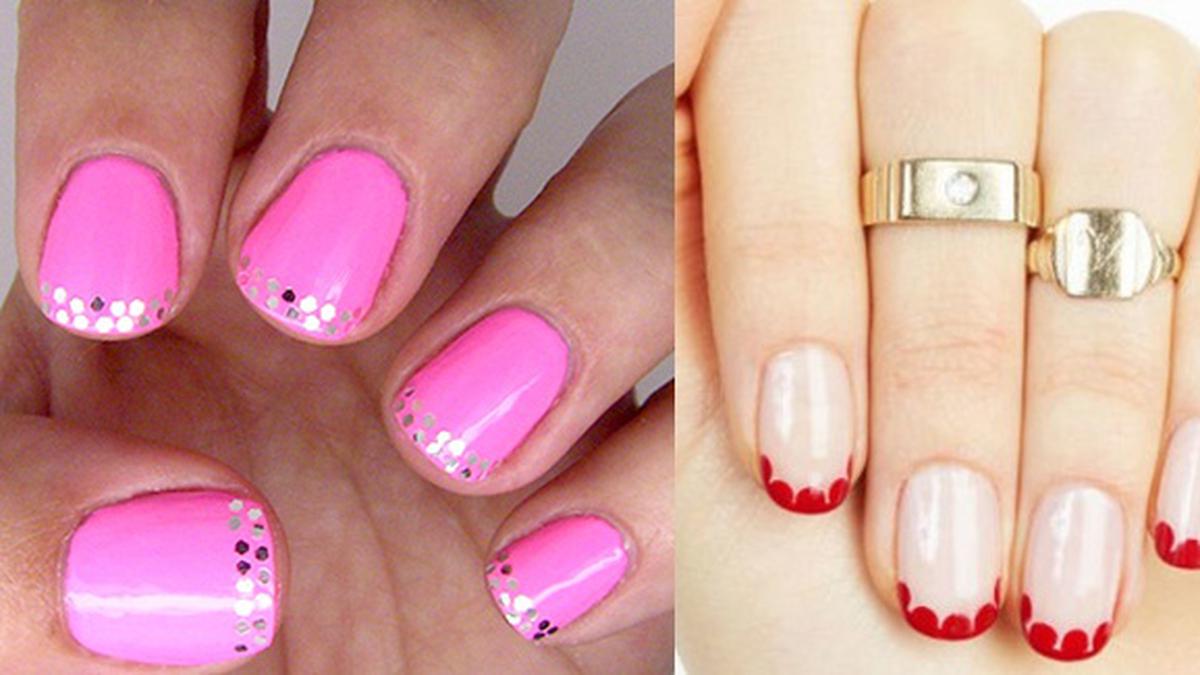 8 Ide Nail Art French Manicure Super Stunning dan Eyecatching - Photo ...