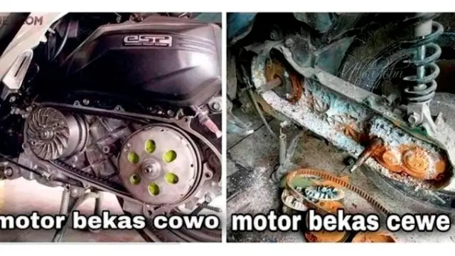 Meme Otomotif: Perbedaan Mesin Motor Bekas Cowok dan Cewek - Otomotif ...