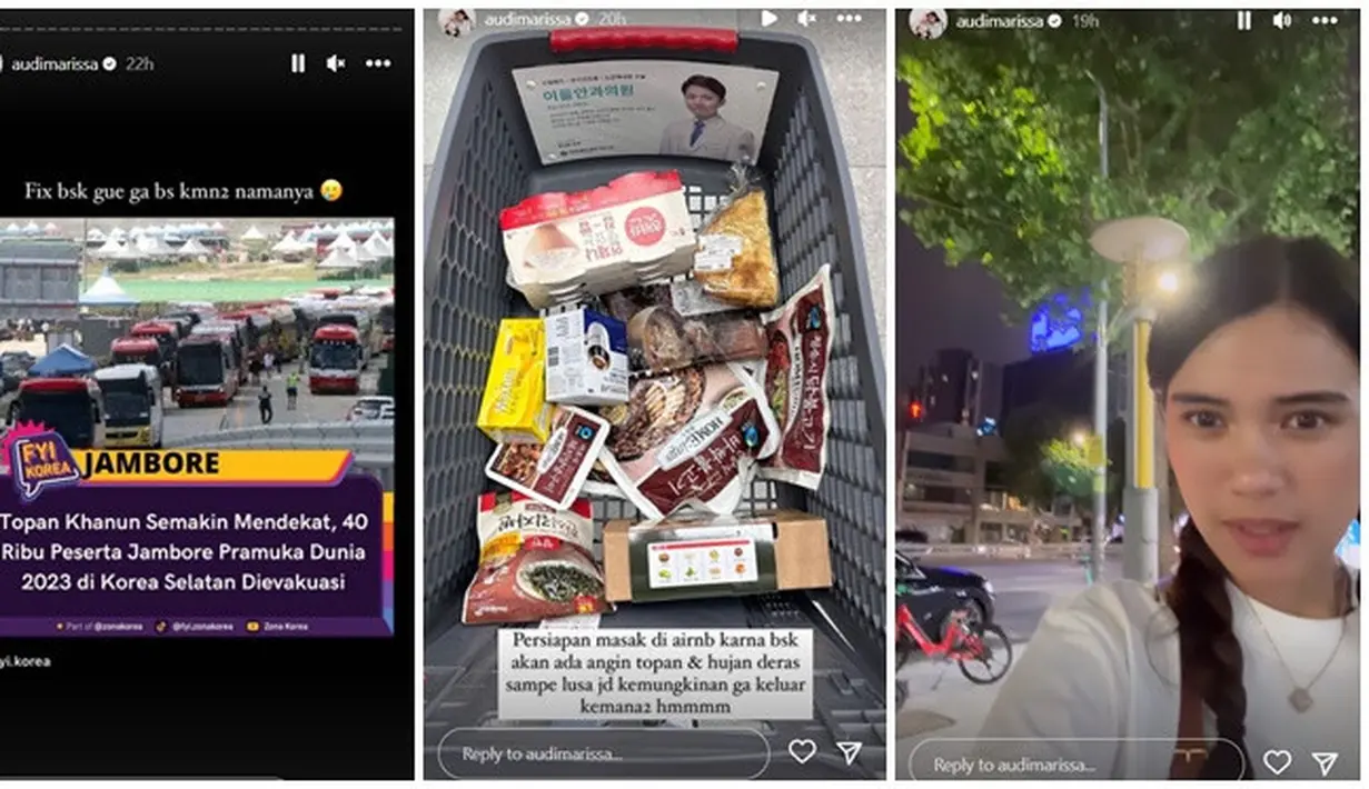 Tengah Ramai Peristiwa Penusukan, Ini Potret Audi Marissa di Korea ...
