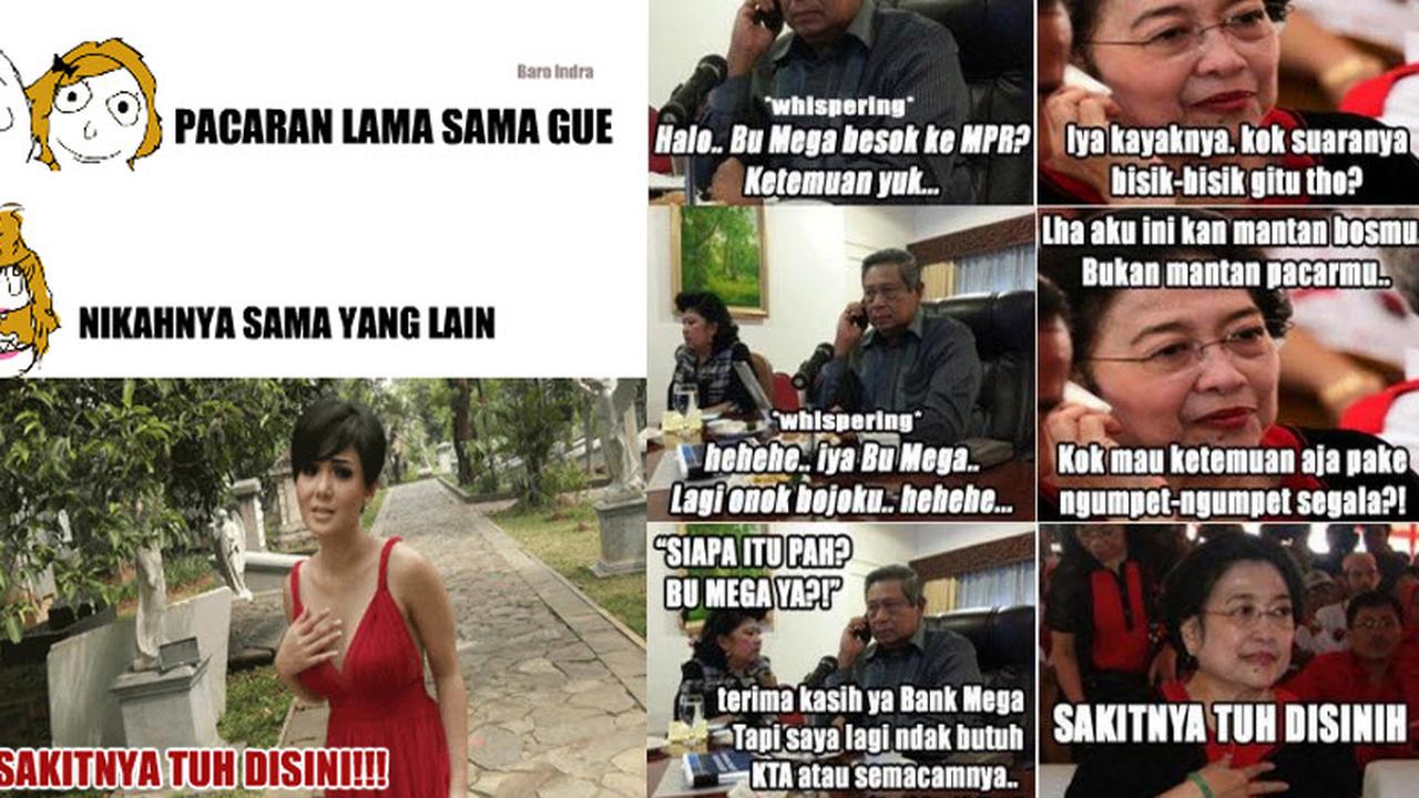 6 Meme 'Sakitnya Tuh Di Sini', Mana yang Anda Suka?