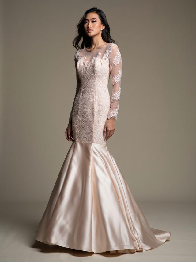 11 Model Dress Brokat Satin Mewah yang Memukau di 2025, Tampil Stunning ...