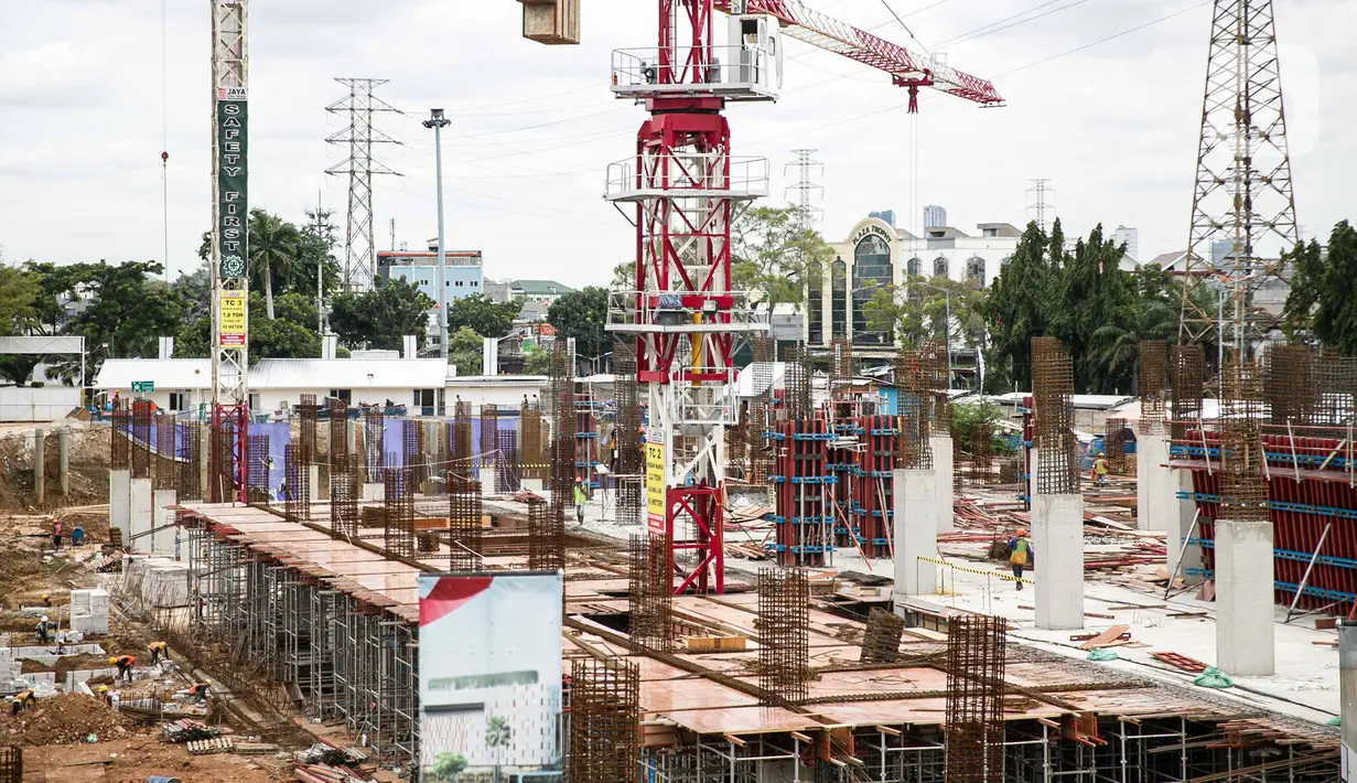FOTO: Bakal Jadi Kawasan TOD, Begini Progres Pembangunan Pasar Senen ...