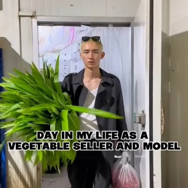 Potret Bryan Yap Model Sekaligus Pedagang Sayur, Alasannya Bikin Kagum - Hot Liputan6.com