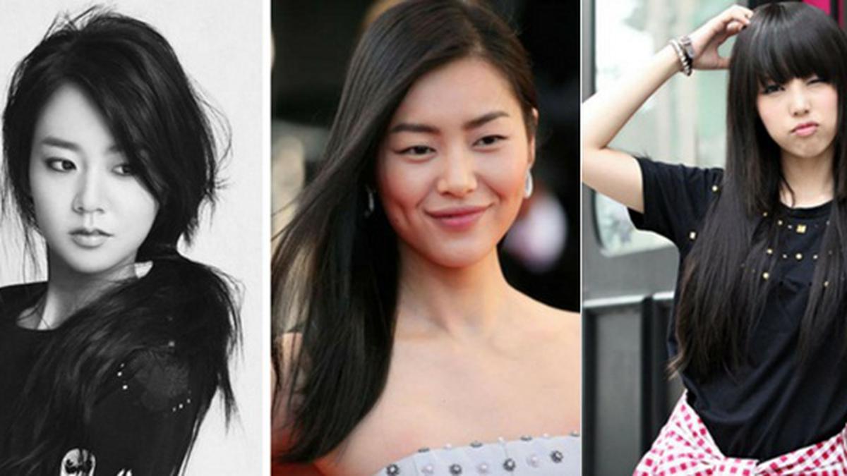 9 Inspirasi Gaya Rambut Panjang & Lurus Untuk Wajah Wanita Asia - Photo ...
