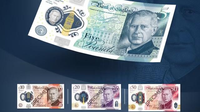 Penampakan Pecahan Uang Kertas Poundsterling Baru, Ada Potret Raja ...