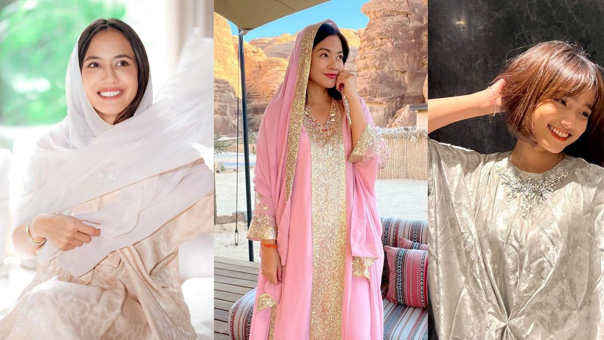 8 Inspirasi Outfit Bukber dengan Kaftan dari Pevita Pearce, Titi Kamal, hingga Fuji - Photo ...
