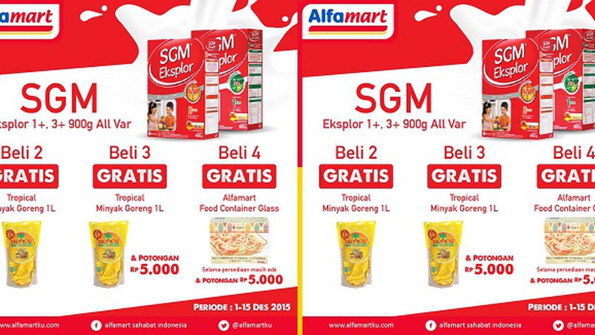 Beli Susu Gratisnya Plus-plus, Bisa Banget Nih di Promo Alfamart ...