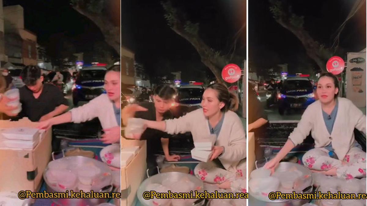 Tampil Sederhana Potret Ayu Ting Ting Bagi Bagi Takjil Naik Mobil Bak 8451