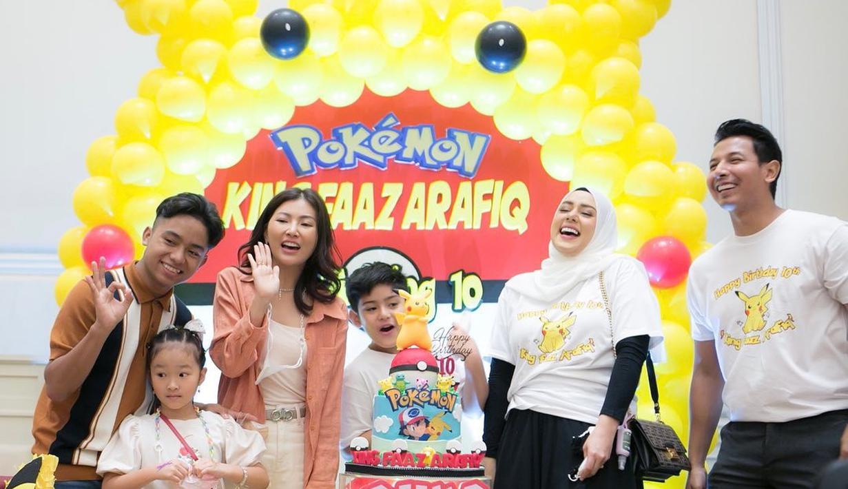 Potret Ultah Meriah King Faaz ke-10, Dipuji Makin Ganteng dan Dihadiri ...