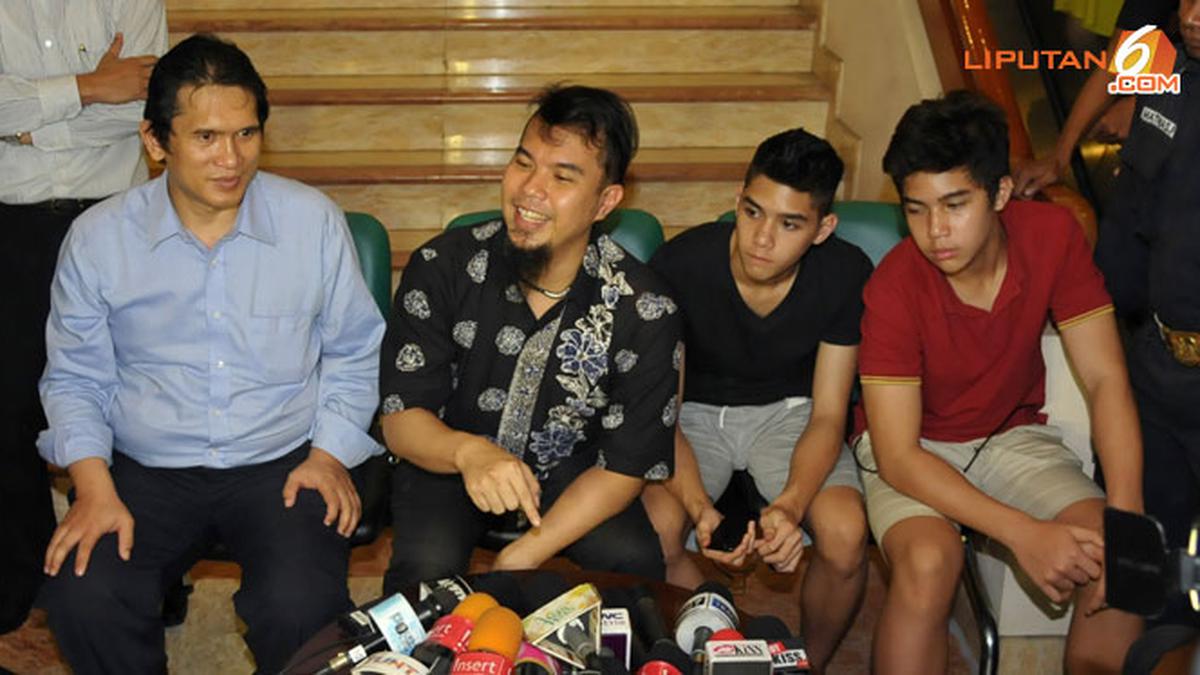 Dul Jadi Tersangka Lancer Maut, Dhani: Kita Jalani Proses Itu