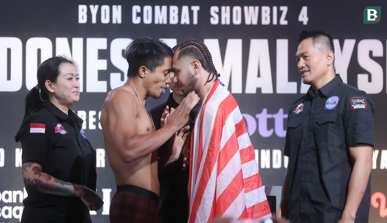 Foto: Panasnya Face Off di Byon Combat Showbiz Volume 4 Indonesia vs Malaysia - Ragam Bola.com