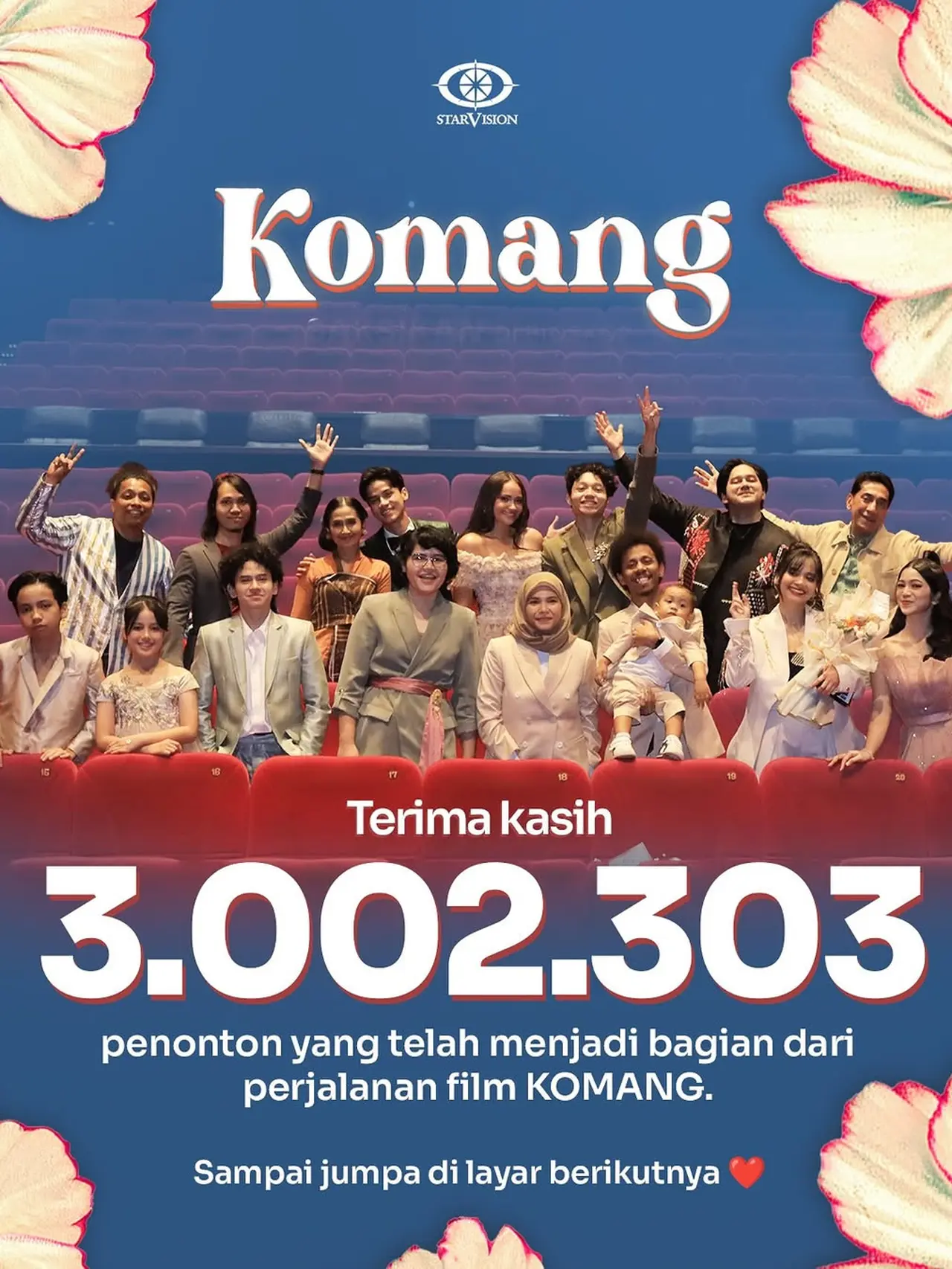 Film Komang Akhirnya Tembus 3 Juta Penonton, Kini Pamit dari Bioskop dan Siap Menuju Paltform ...