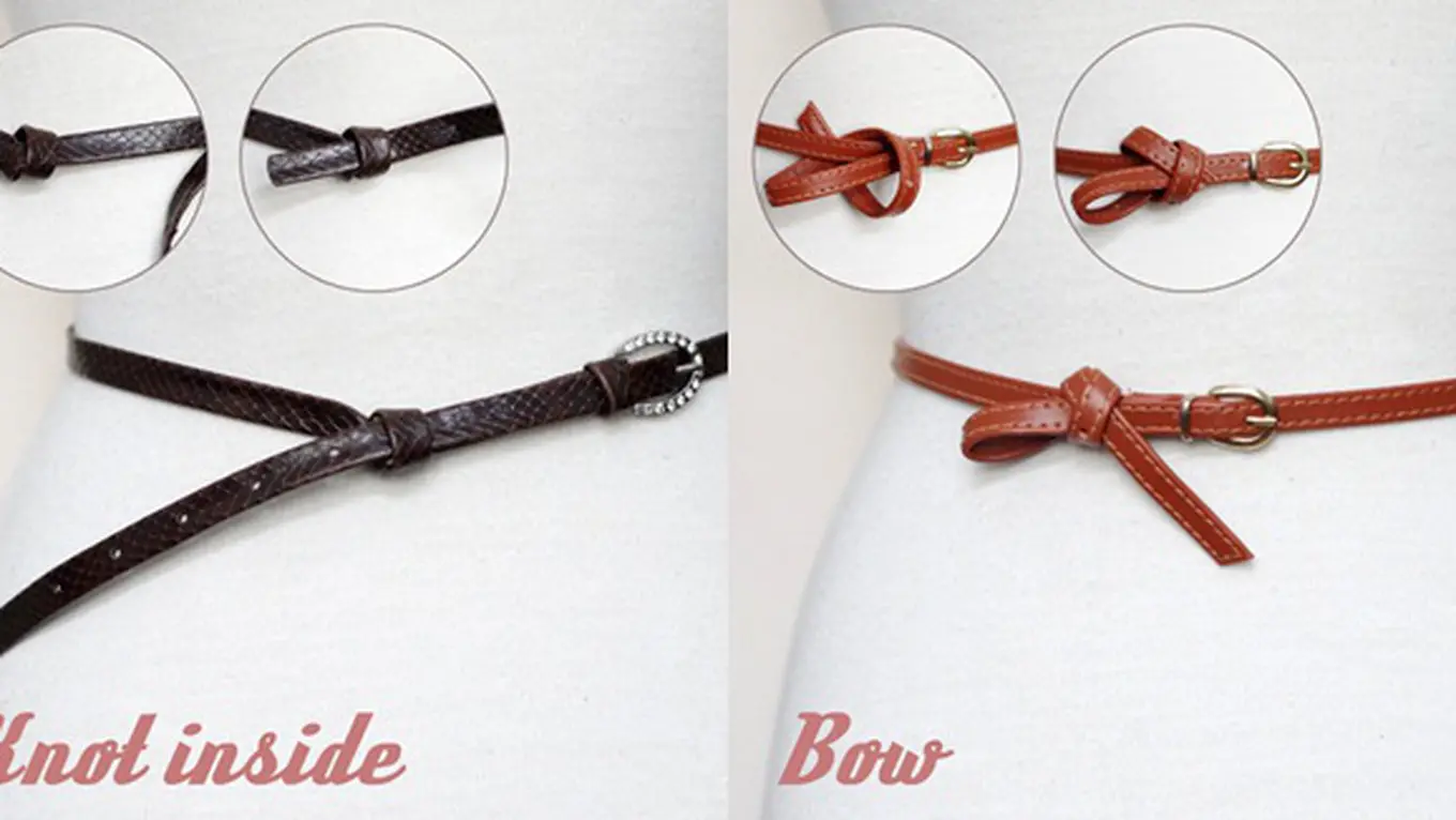 12 Tutorial Kreasikan Ikatan Sabuk Agar Makin Kece