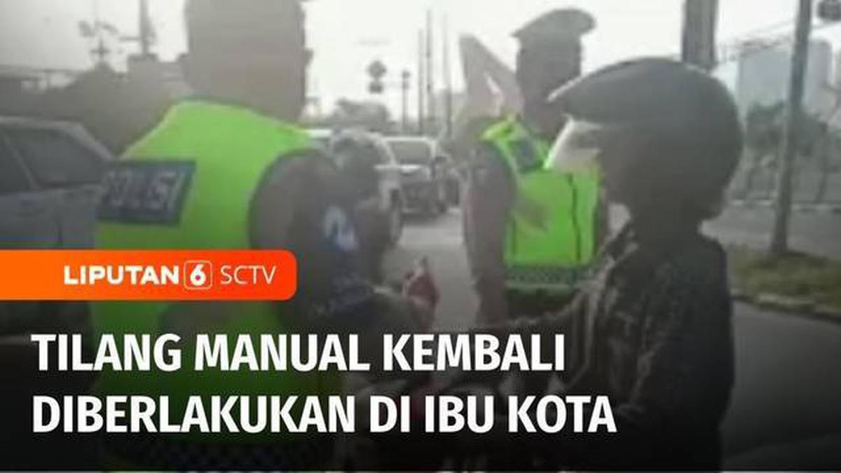 VIDEO: Maraknya Pelanggar Lalu Lintas, Tilang Manual Kembali Diberlakukan - TV Liputan6.com