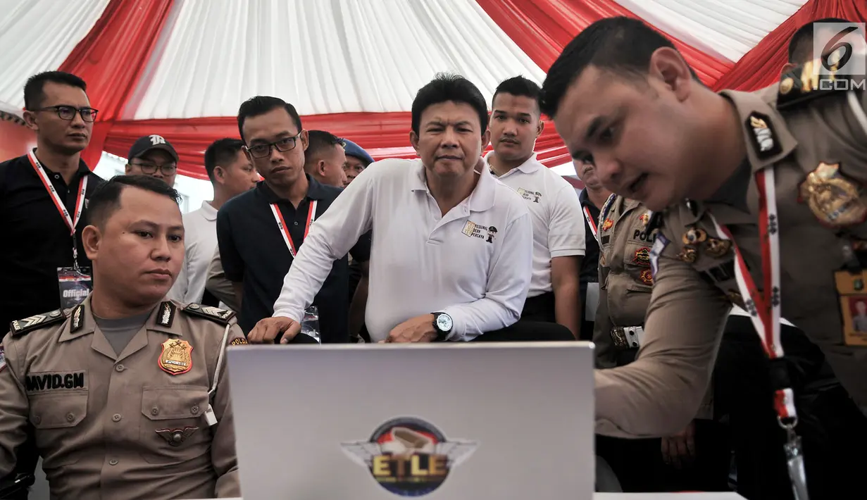 FOTO: Sistem Tilang ETLE Resmi Diluncurkan - Foto Liputan6.com