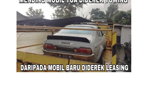 Meme Otomotif Pekan Ini: Mending Diderek Towing daripada Ditarik ...