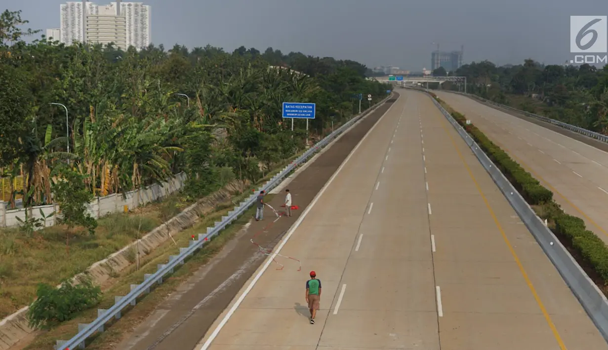 FOTO: Hore, Tol Cijago Beroperasi Akhir September 2019 - Foto Liputan6.com