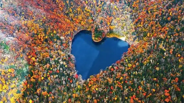 Danau Toyoni, Danau Alami Berbentuk Hati di Jepang - Global Liputan6.com