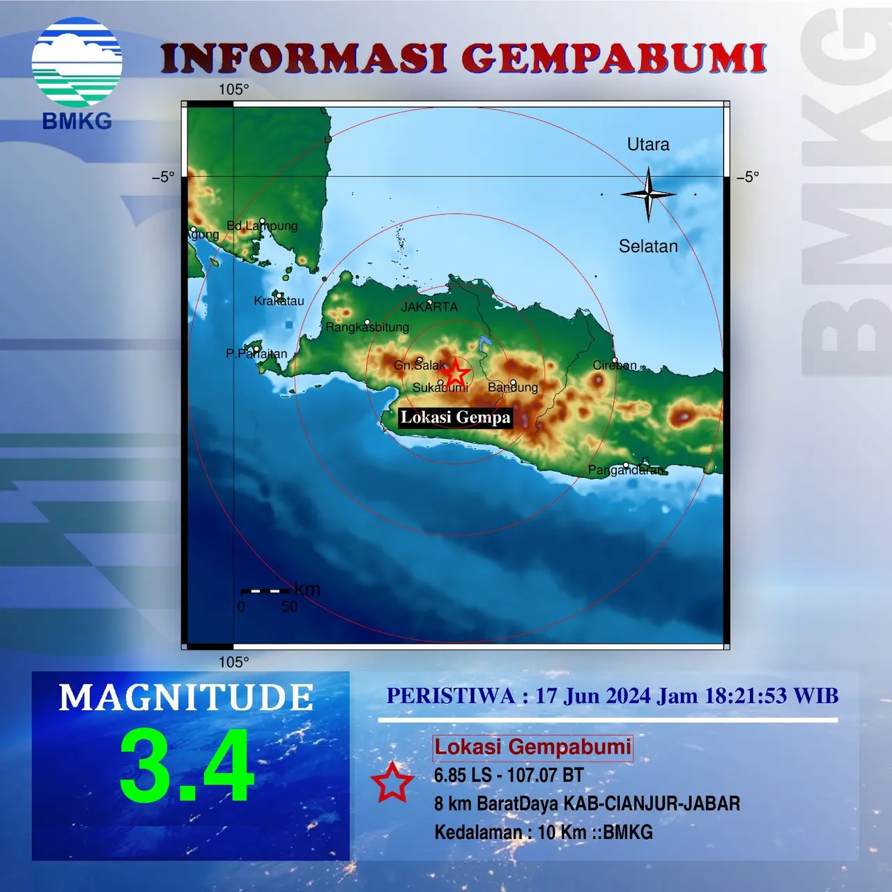 Cianjur Diguncang Gempa, BMKG: Episenter di Darat dari Aktivitas Sesar Cugenang - Regional ...
