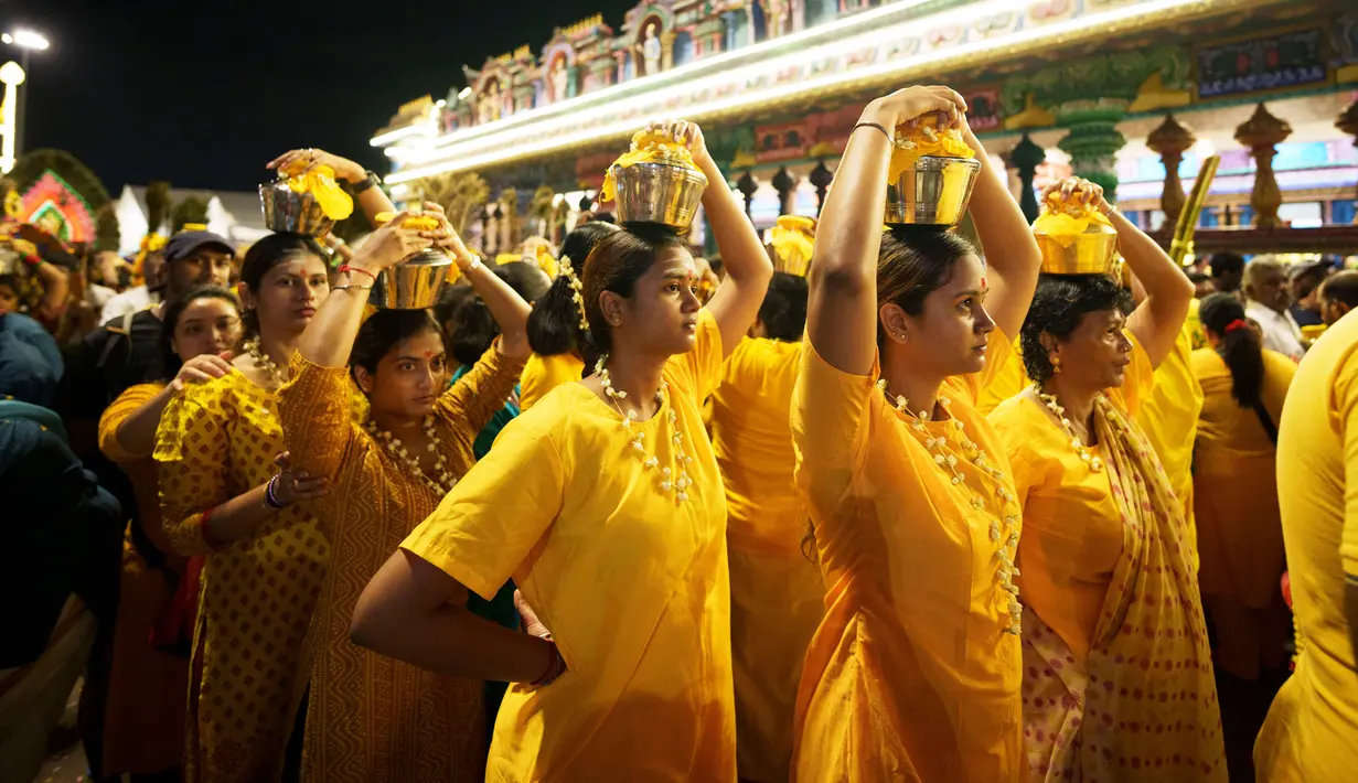 Semarak Perayaan Thaipusam di Batu Caves Malaysia - Foto Liputan6.com
