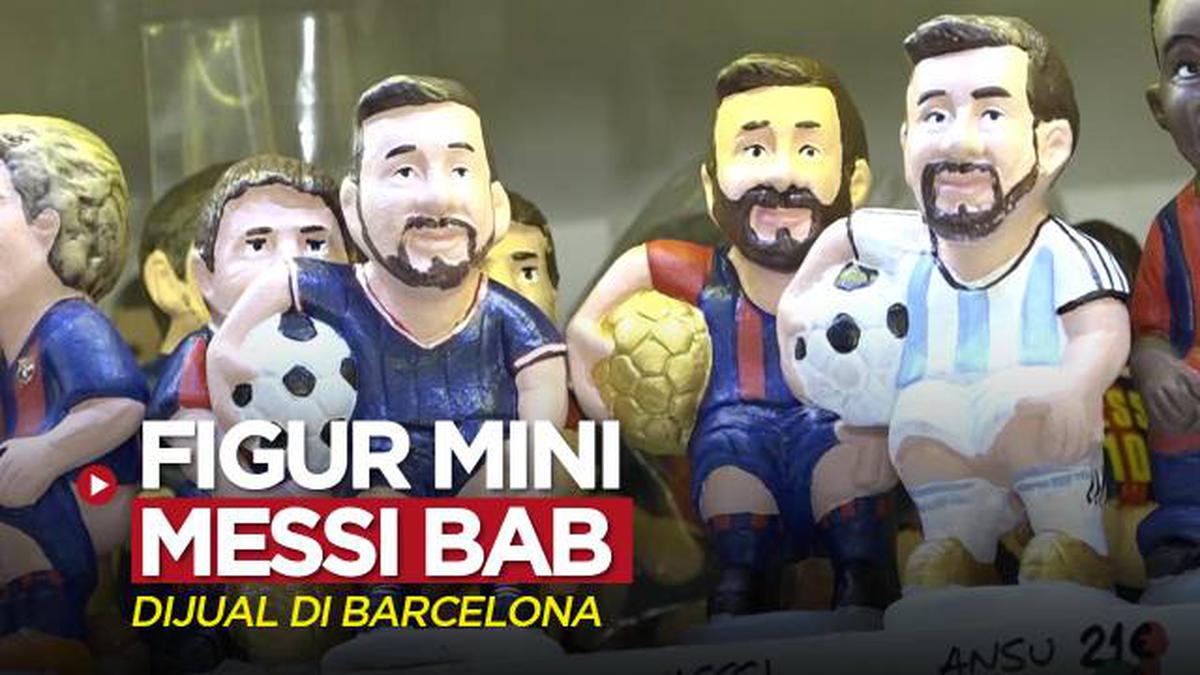 VIDEO: Figur Mini Lionel Messi Lagi BAB Dijual di Barcelona - Spanyol ...