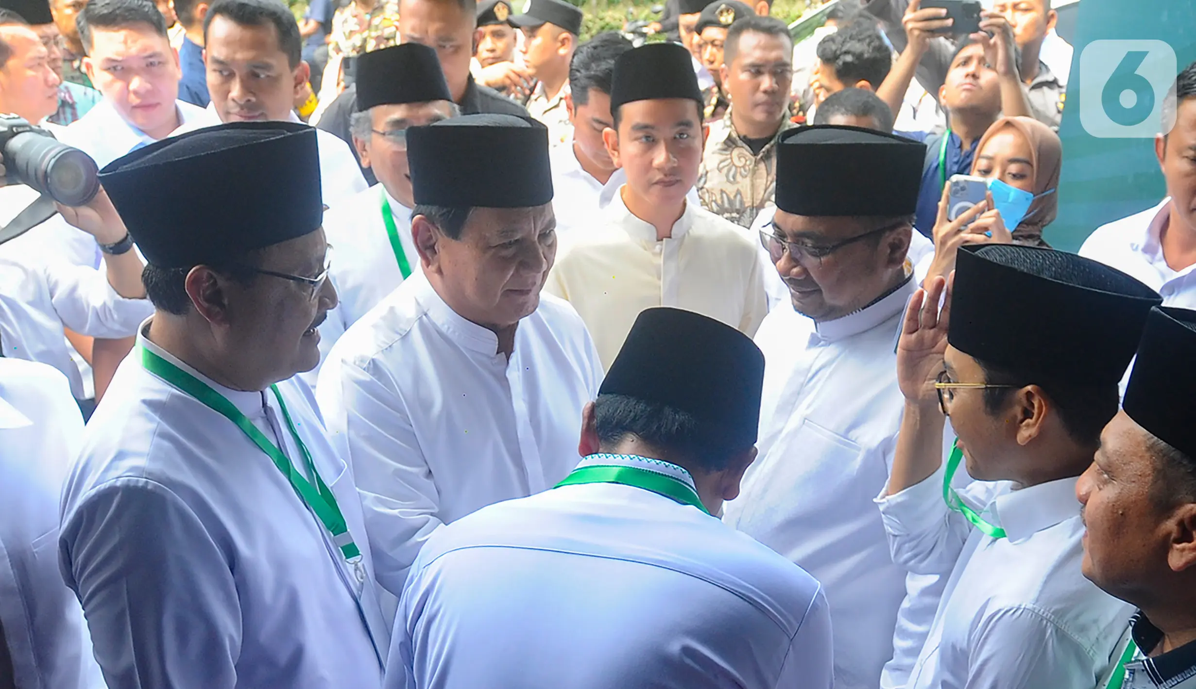 Prabowo-Gibran Hadiri Halalbihalal PBNU - Foto Liputan6.com