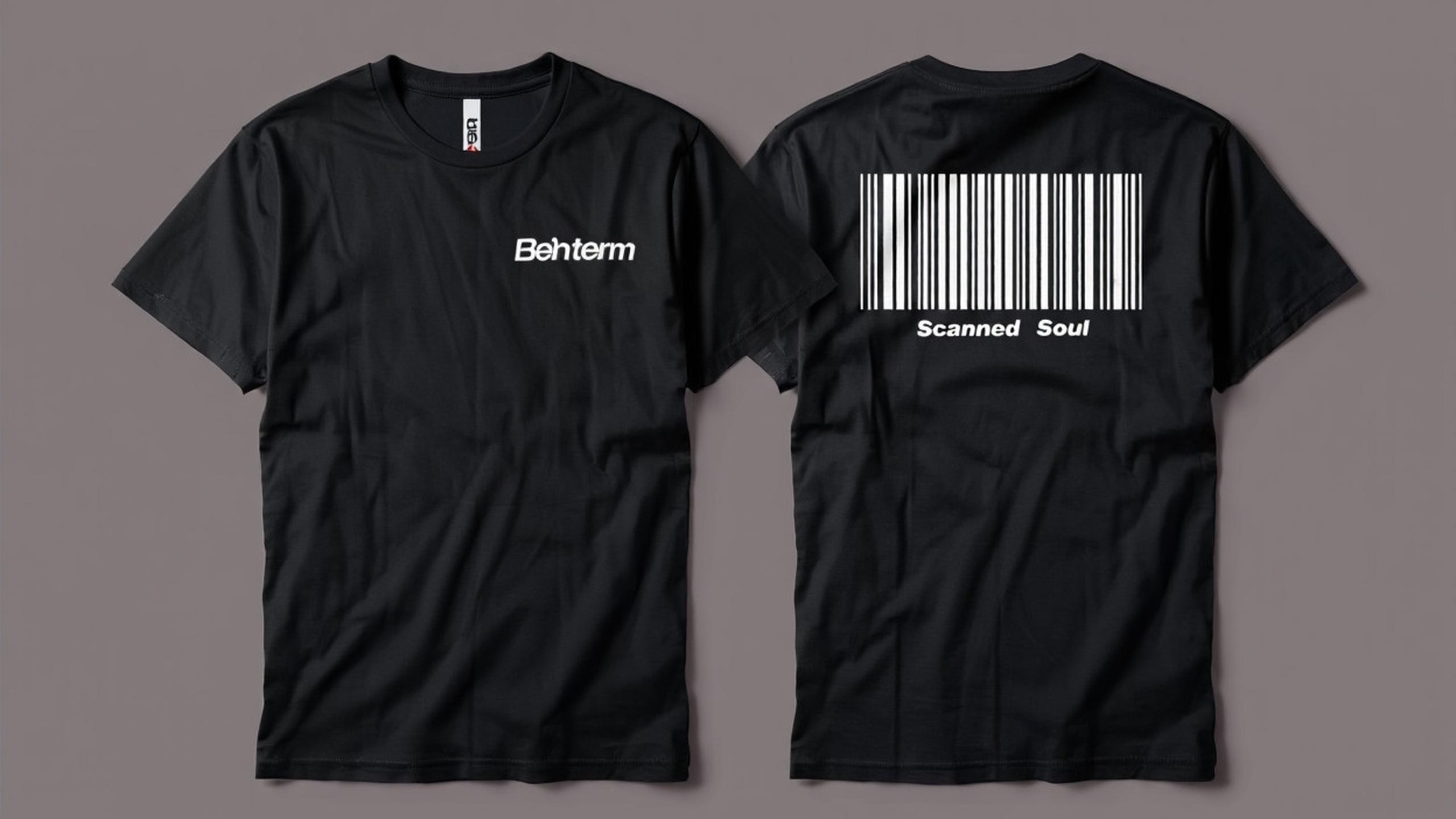 6 Desain Kaos Hitam Polos Depan Belakang, Klasik untuk Tampilan Modern ...