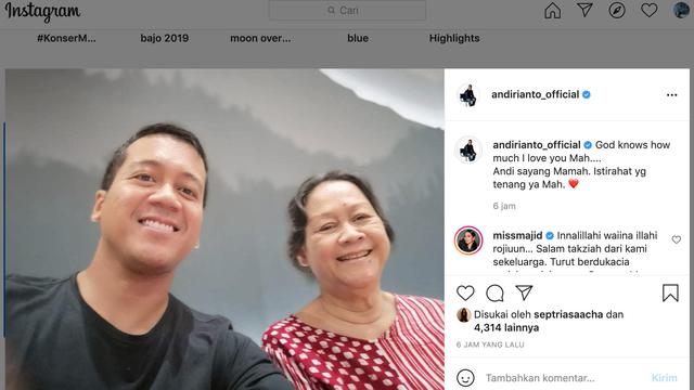 Ibunda Musisi Andi Rianto Meninggal Dunia - ShowBiz Liputan6.com