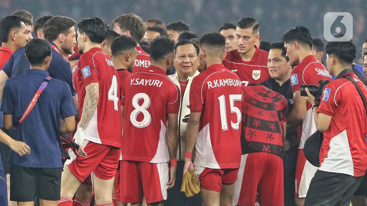Prabowo Undang Timnas Indonesia Makan Siang Bersama di Kediamannya