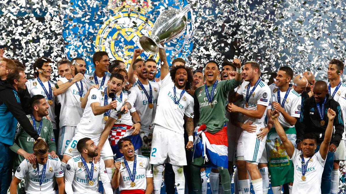 FOTO: Selebrasi Real Madrid Usai Juarai Liga Champions 2018