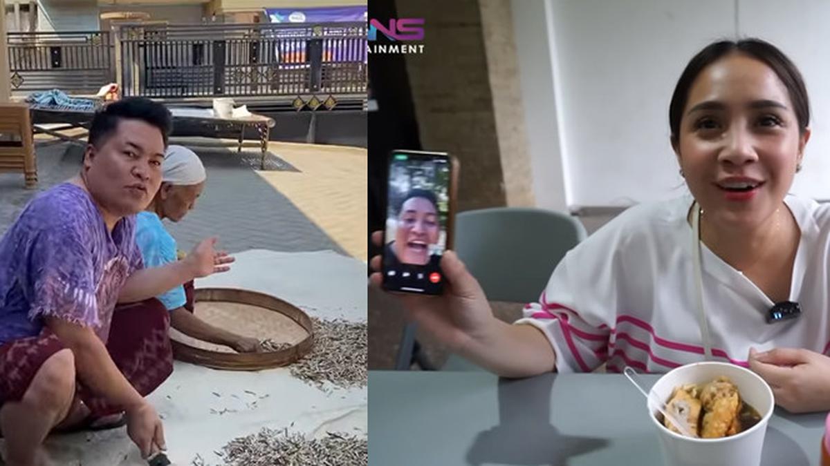 Potret Merry Asisten Raffi Ahmad Pulang Kampung, Bantu Ibu Kupas Kacang ...