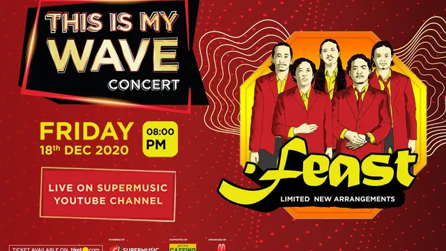 Grup Musik .Feast Tampilkan Lagu Baru di This Is My Wave Concert ...