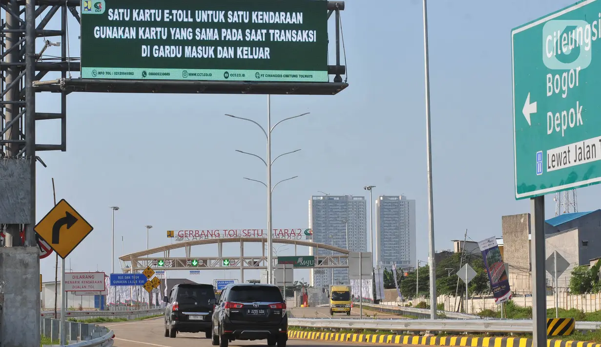 Tol Cimangis-Cibitung Seksi 2B Masih Gratis Hingga Akhir Juli 2024 - Foto Liputan6.com