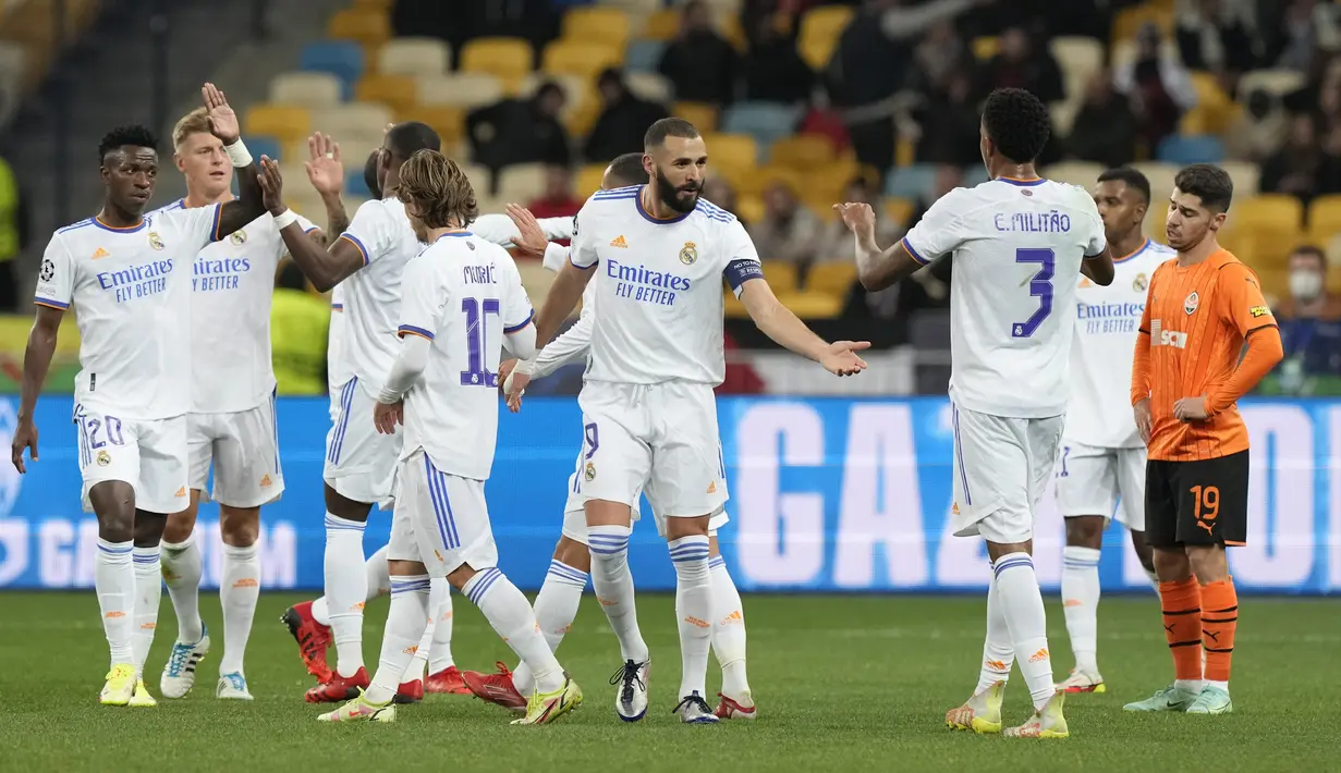 FOTO: Real Madrid Bantai Shakhtar Donetsk 5-0 di Liga Champions - Foto ...