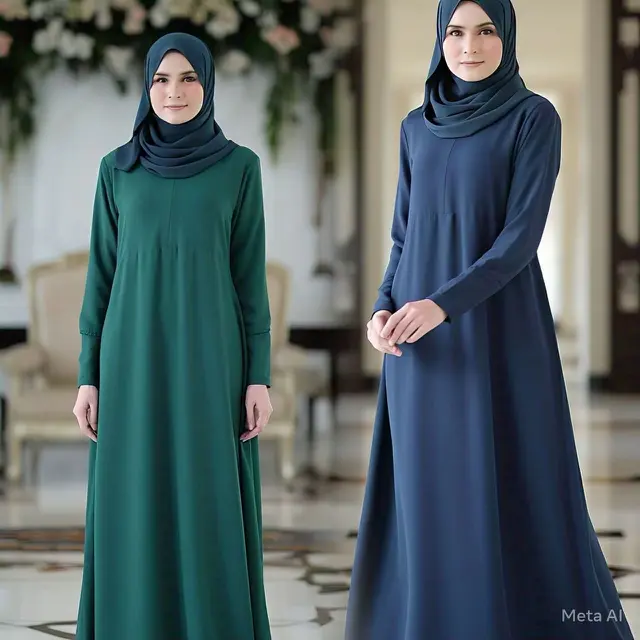 18 Model Baju Gamis Polos Modern Terbaru 2025, Buat Penampilan Lebih ...