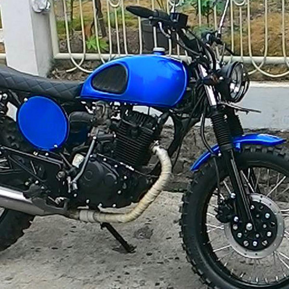 Modifikasi Honda Tiger Jadi Scrambler | Reviewmotors.co