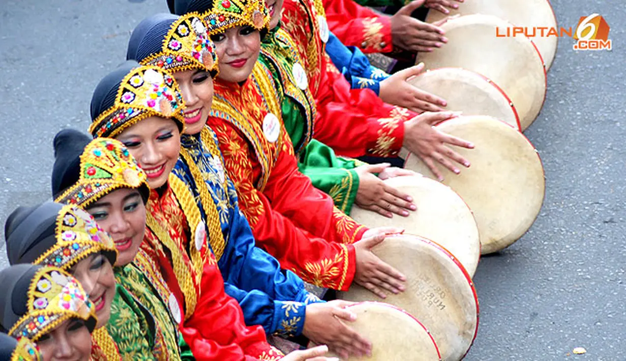 Semarak Pawai Budaya Nusantara - Foto Liputan6.com