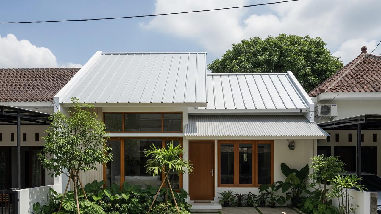 7 Model Rumah Minimalis Atap Miring ke Depan, Tren Hunian Modern ...