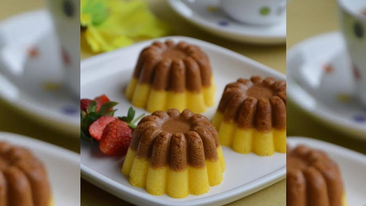 Resep Cake Kukus Labu Kuning Lapis Cokelat - Lifestyle Fimela.com