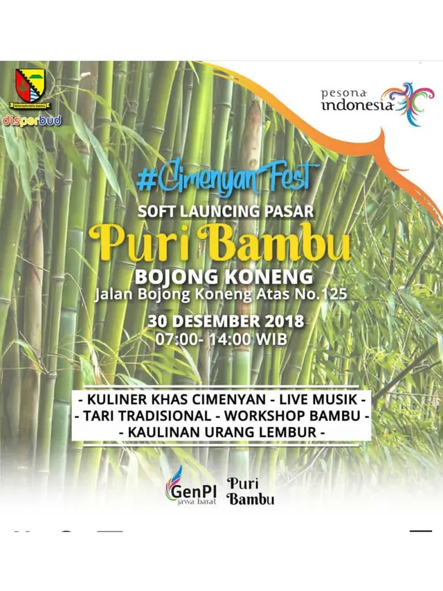 Pasar Puri Bambu Bojongkoneng Dikenalkan Lewat Cimenyan Festival ...