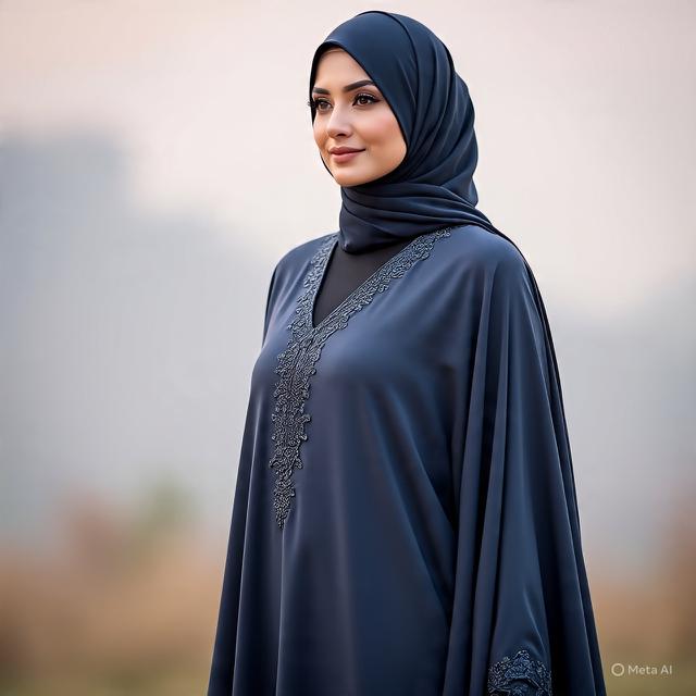 10 Model Gamis untuk Bahu Lebar yang Lagi Tren di 2025, Nyaman Dipakai