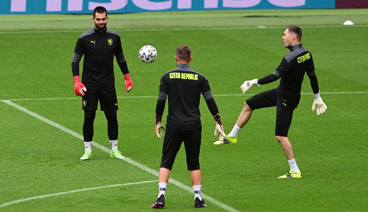 FOTO: Melihat Latihan Republik Ceko Jelang Hadapi Inggris - Foto ...