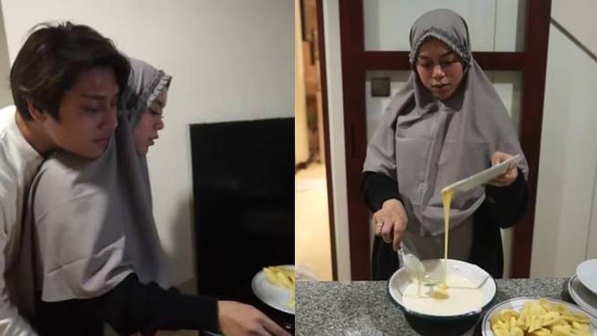 Pasangan Romantis, Ini 7 Momen Lesti Kejora Masak Buat Rizky Billar - Hot Liputan6.com