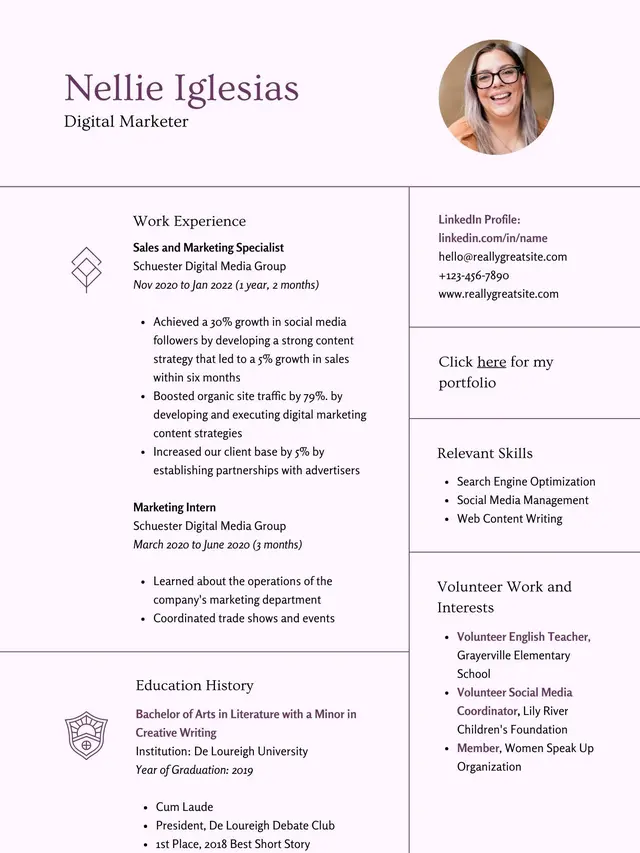 Contoh CV Simple Fresh Graduate yang Bikin HRD Tertarik