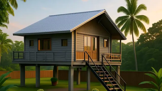 7 Desain Rumah Sederhana Panggung Anti Banjir, Aman dan Estetik untuk ...